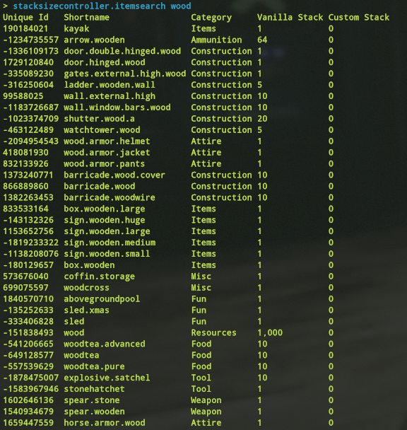 uMod - Stack Size Database Issue? - Stack Size Controller - Community