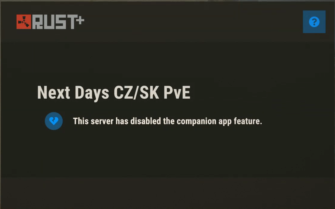 uMod - Failed to setup companion server registration - Rust - Community