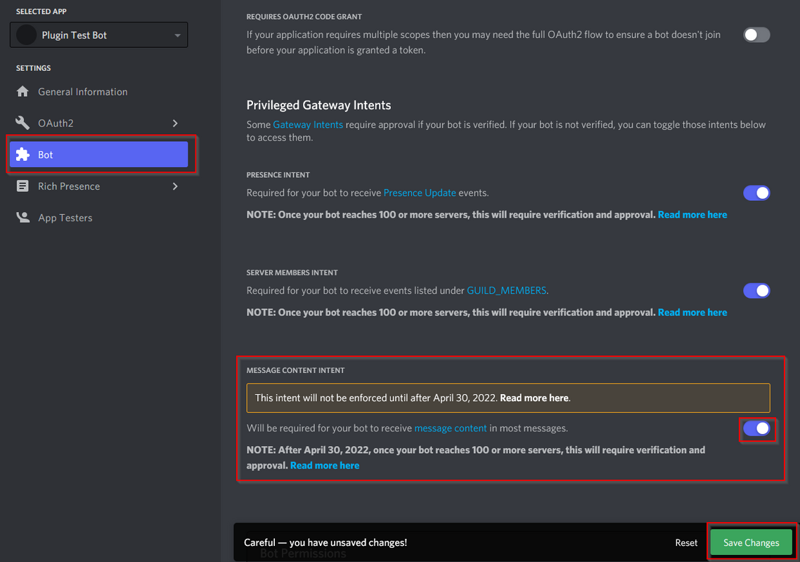 UMod How To Enable Message Content Intent Discord Community UMod How To Enable Message Content Intent Discord Community
