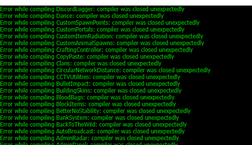 Umod Error While Compiling Compiler Was Closed Unexpectedly Rust Community 