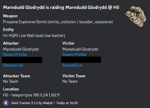 uMod - Please update :) - Raid Tracker - Community