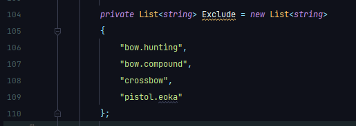 uMod - No more support on infante ammo on crossbow - Firearm Modifier - Community