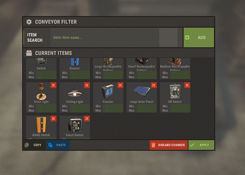 uMod - A pluggin for increase itens on industrial conveyor - Rust - Community